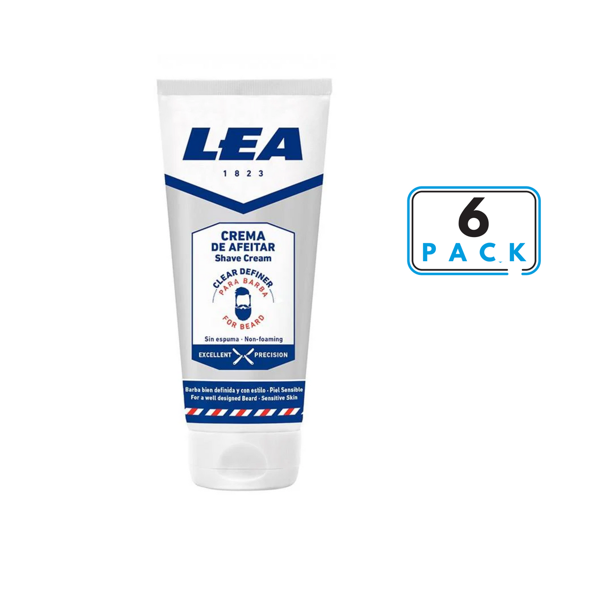 Lea Beard Definer Shaving Cream (75 ml) (6 Pack) – BarberSupplies Canada