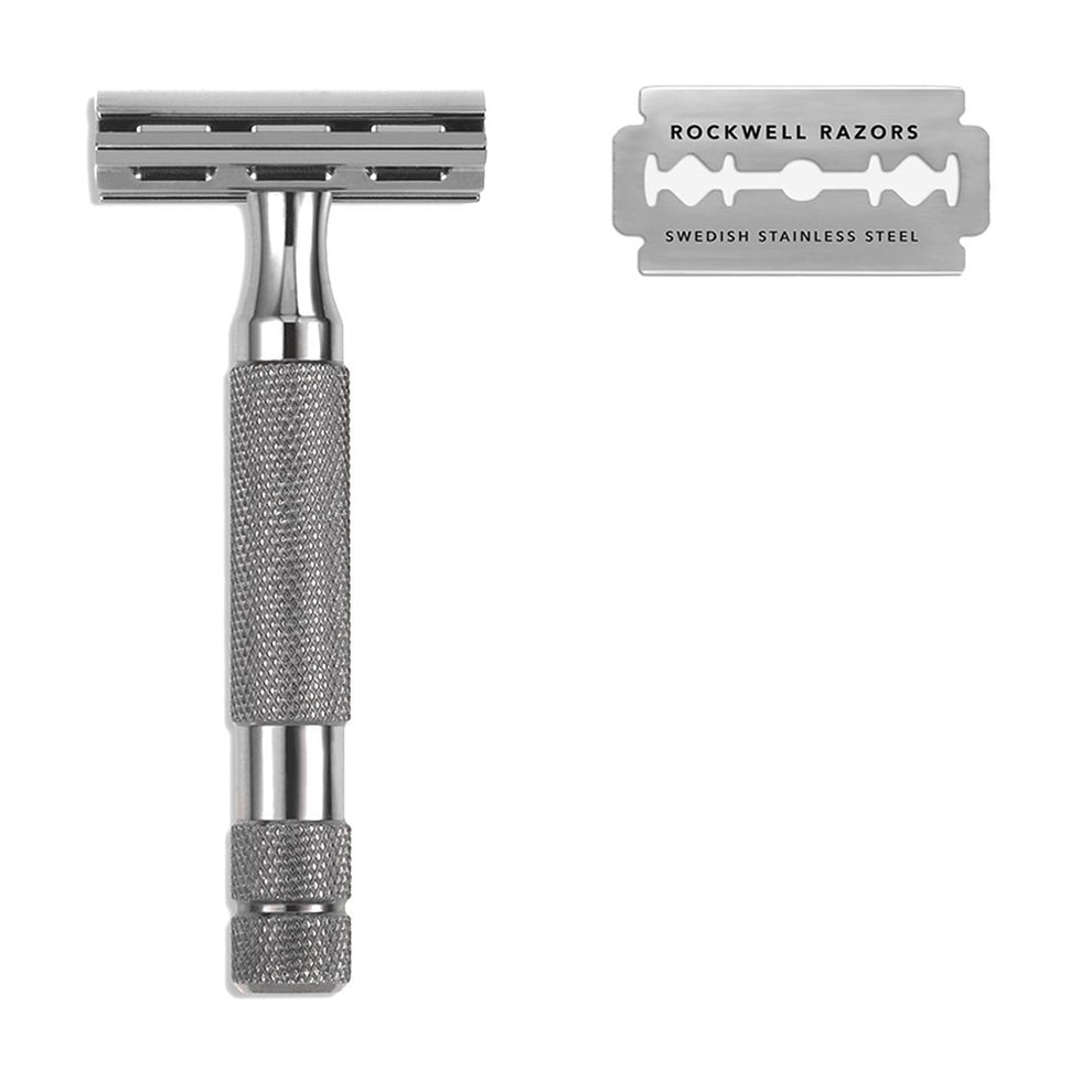Rockwell Razors 2C Double Edge Razor - Gunmetal – BarberSupplies Canada