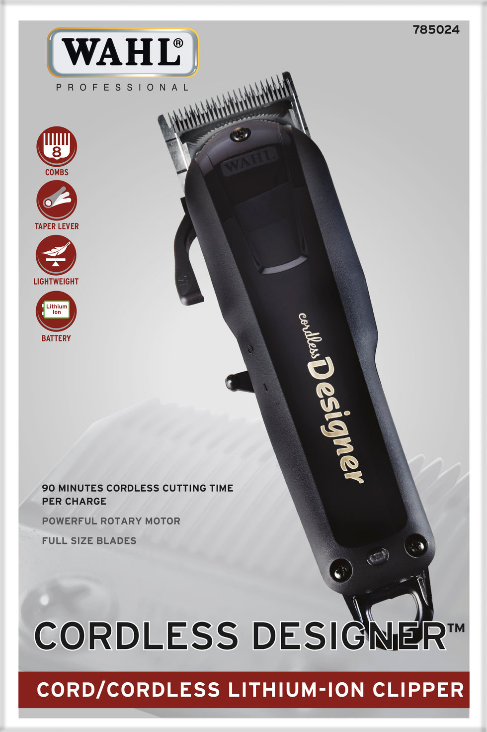 Professional Cordless Hair Clippers & Trimmers for Barbers & men ...