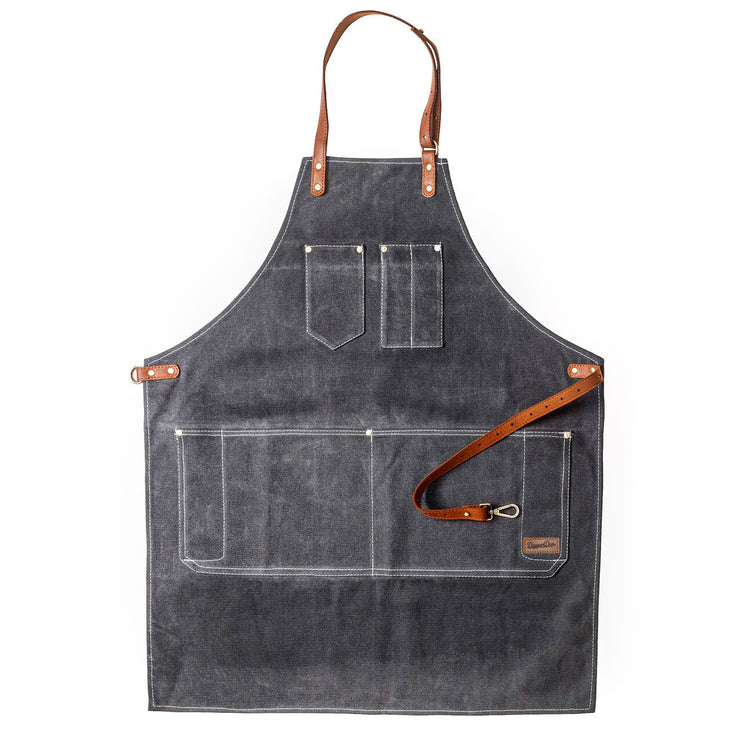 Dapper Dan Professional Barber's Apron - Charcoal – BarberSupplies Canada